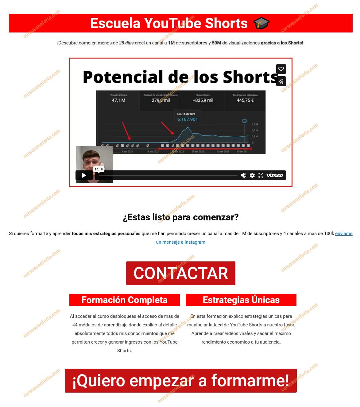 Escuela YouTube Shorts - cursosenoferta.com